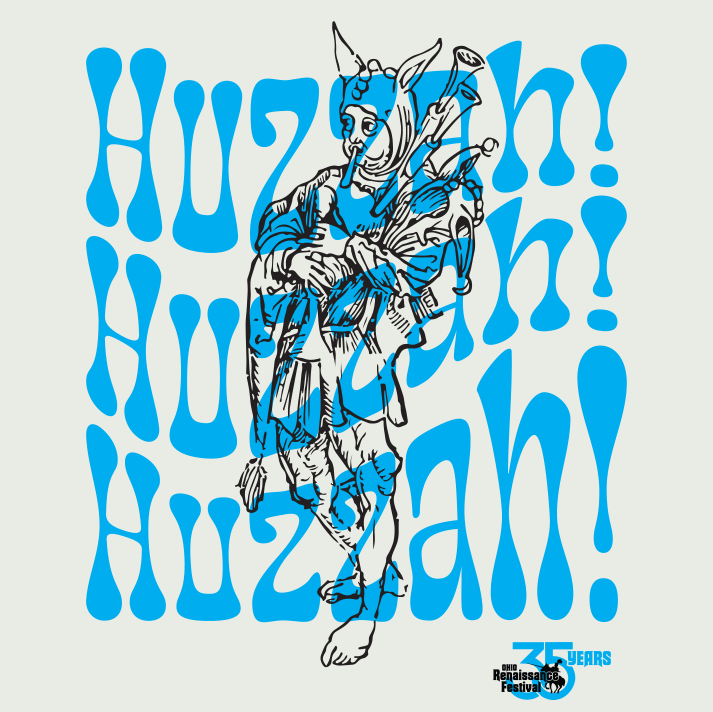 Huzzah! T-Shirt - 35th Anniversary Collection – Renaissance Park Shoppe